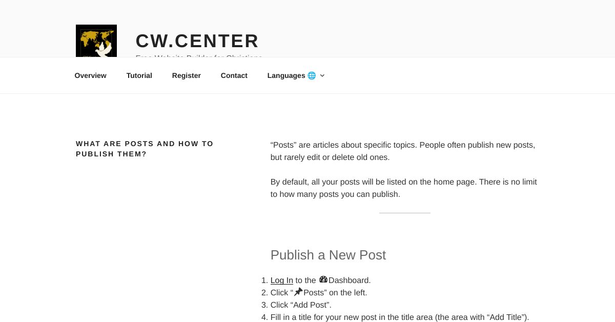 What Are Posts and How to Publish Them? – CW.Center